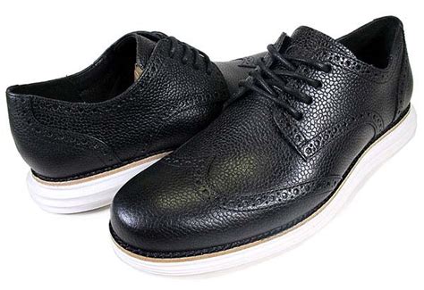 物欲スニーカー COLE HAAN LUNARGRAND WING TIP fragment designBLACK C11193