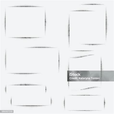 용지 시트 그림자 효과 광고 배너 템플릿에 설정된 벡터 투명 사실그림자입니다 레이어 효과를 곱한 벡터 그림자입니다 선에 대한 스톡 벡터 아트 및 기타 이미지 Istock