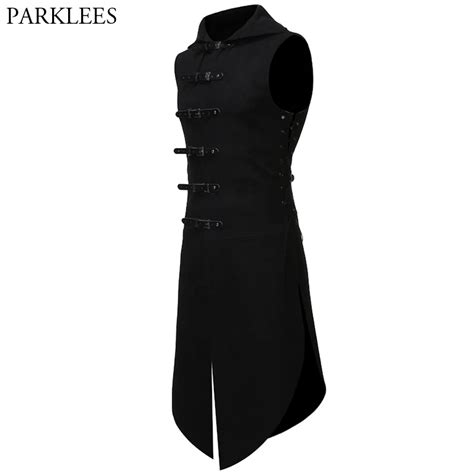 Мужской жилет а готическом стиле в викторианском стиле стимпанк косплей мужской жилет кожаная