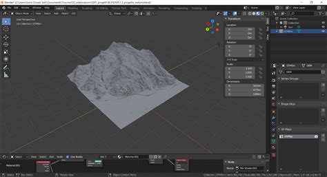 How To Use Lots Of Images Texture On A Terrain Mesh Materials And Textures Blender Artists