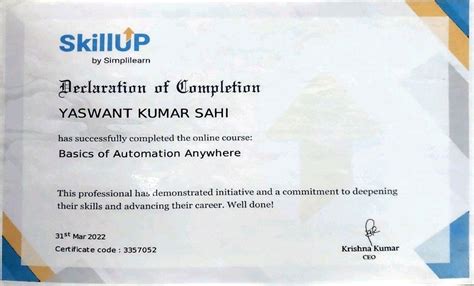 Yaswant Kumar Sahu On Linkedin Skillup