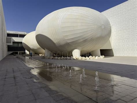 Detail Of An Egg Shape Structure Of The Weill Cornell Medical College Education City Editorial