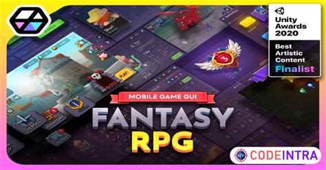 gui pro fantasy rpg 2d gui unity assets codeintra