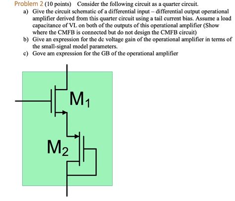 solved problem 2 10 points consider the following circuit as a