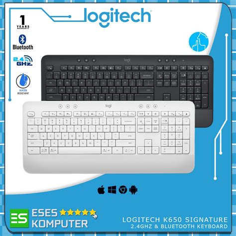 Jual Keyboard Logitech K650 Signature Wireless Bluetooth Comfort Shopee Indonesia