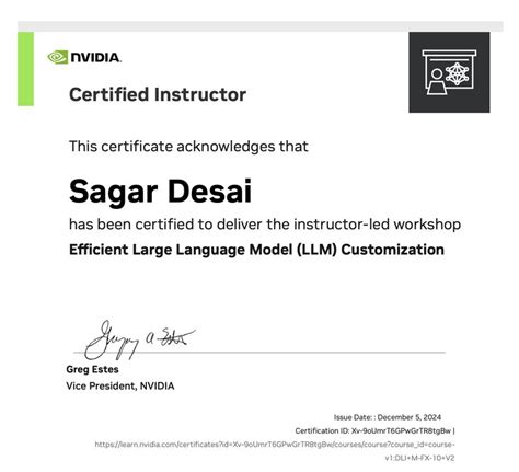 sagar desai on linkedin nvidia dli llm llmops 28 comments