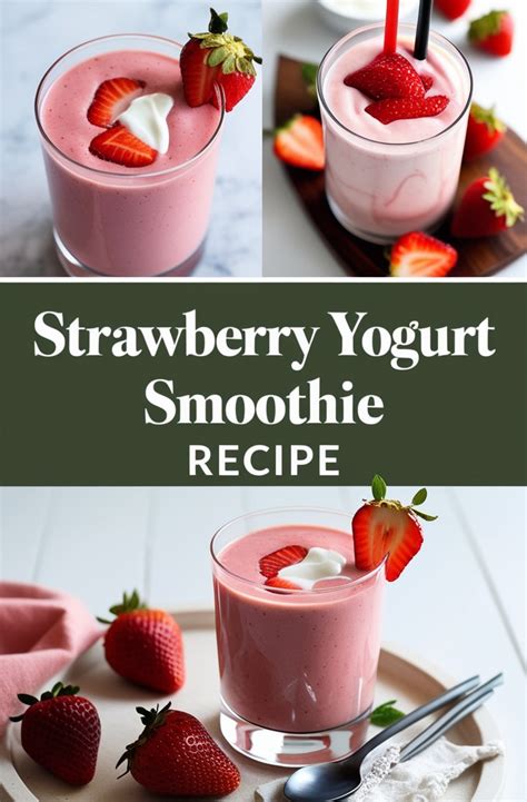 Strawberry Yogurt Smoothie Recipe Easy And Delicious Fix The Disposal