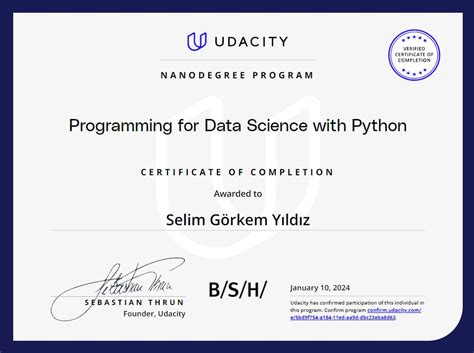 Completed Data Science Nanodegree At Udacity Selim Görkem Yıldız Posted On The Topic Linkedin
