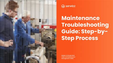 Maintenance Troubleshooting Guide Step By Step Process For Faster