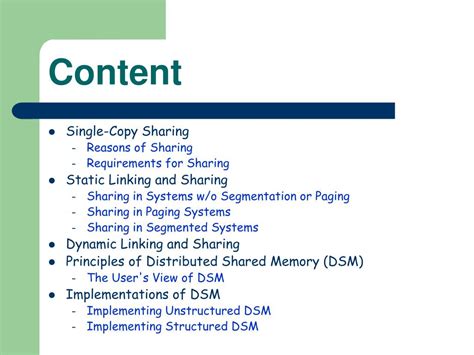 ppt operating systems principles memory management lecture 9 sharing