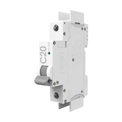 Non Polarity Pv Dc Mcb 1 5ka 1p 500v Solar Miniature Circuit Breaker