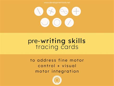 Pre Writing Skills Handwriting Practice Tracing Cards Occupational Therapy Special Education