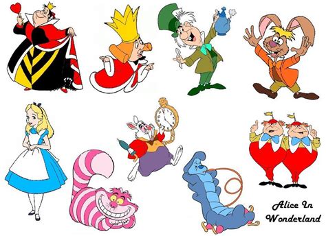 Disney Alice In Wonderland Characters List