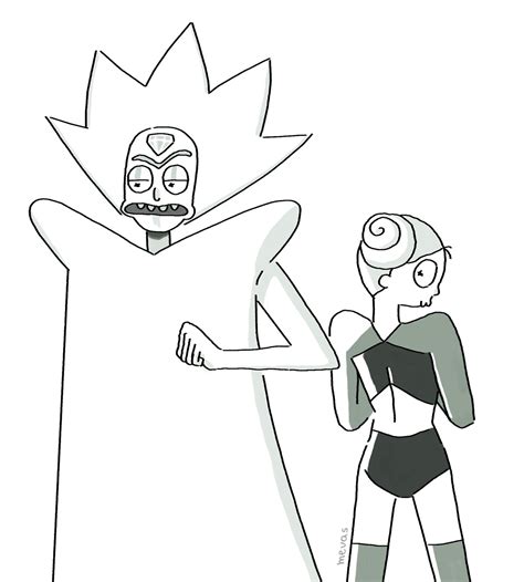 White Diamond And White Pearl By Mevas Steven Universe Know Your Meme