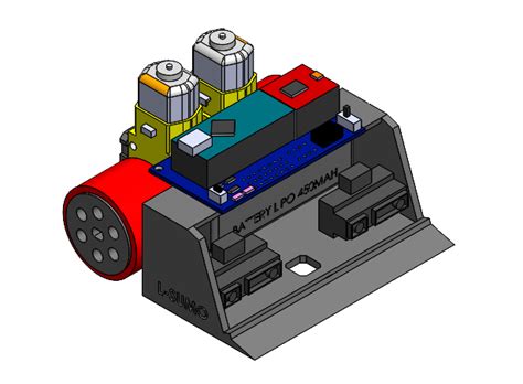 Stl File Mini Sumo Robot Autonomous 🤖 ・template To Download And 3d Print・cults