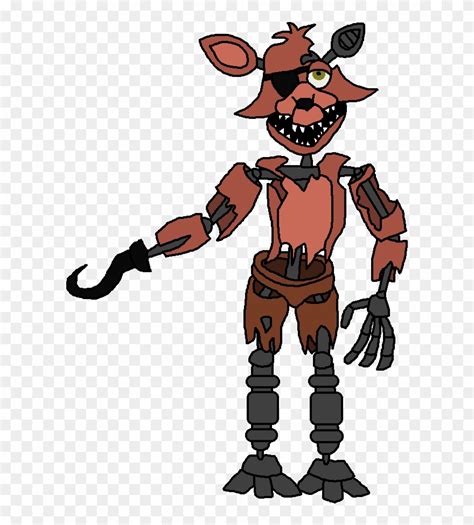 Withered Foxy Clipart 2912612 Pinclipart