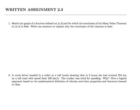 solved written assignment 2 3 1 sketch the graph of a