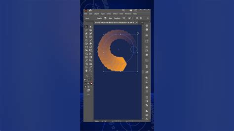Create Effect With Blend Tool In Illustrator Cdg Tutorial Youtube