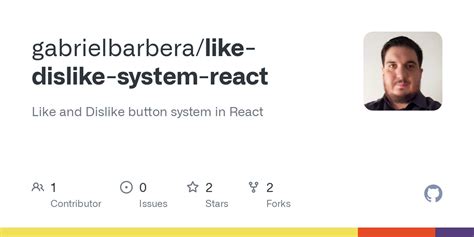 Github Gabrielbarberalike Dislike System React Like And Dislike