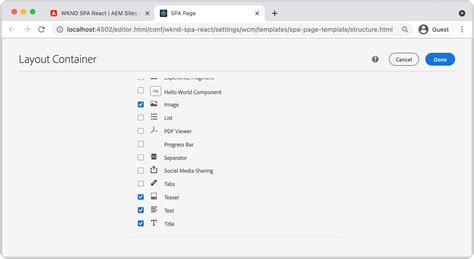 Map Spa Components To Aem Components Mavice