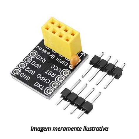 Adaptador Para Protoboard Esp8266 Esp 01 Arduino E Raspberry Em