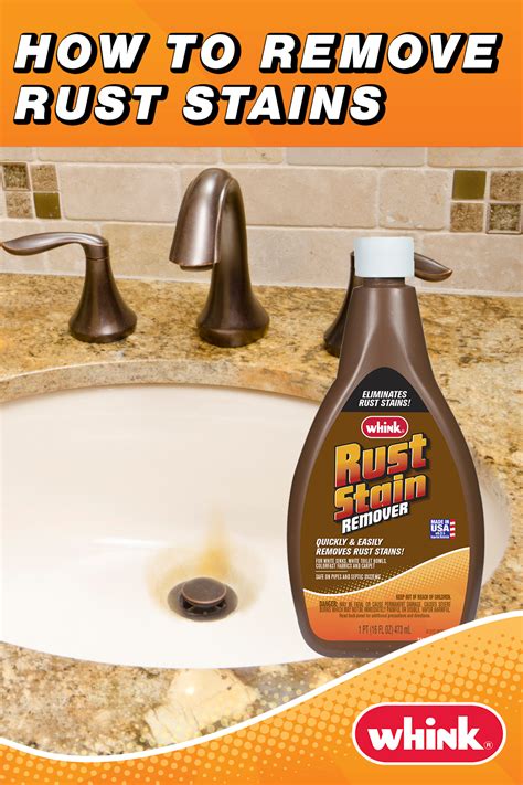 how to remove sink rust stains artofit