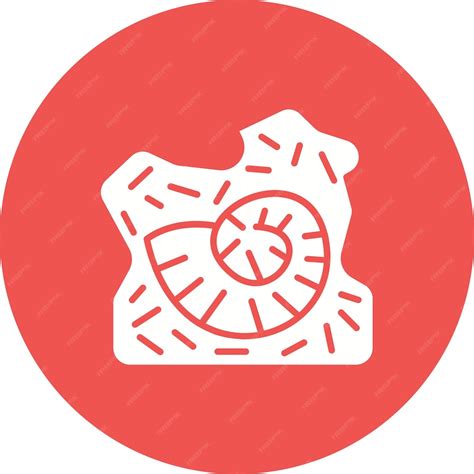 Premium Vector Fossil Vector Illustration Style