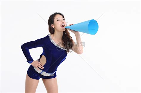 东方青年女人啦啦队高清图片下载 正版图片507630839 摄图网