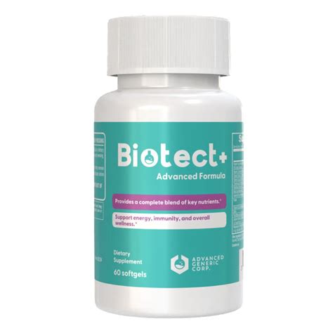 Biotect Plus Softgels 60 Advanced Generic Corp