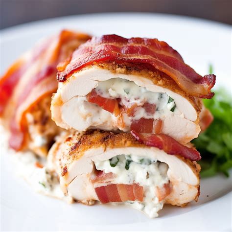Bacon And Cream Cheese Stuffed Chicken Breast Recipe