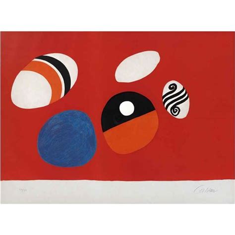 Alexander Calder Fond Rouge Fondo Rojo 1969 Mutualart