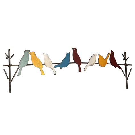 Wenbery Metal Birds Wall Art Metal Birds Wall Decor Art Birds On A