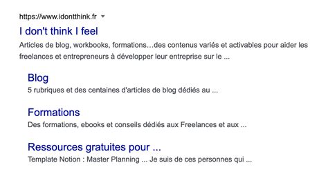 types de Snippets Google à connaître pour publier sur le web