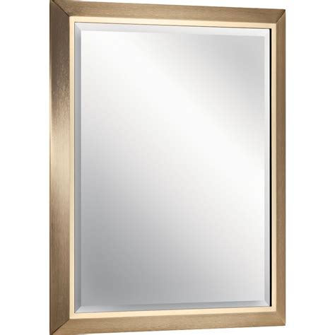 41011cpz Kichler Lighting Rectangular Mirror 30 Inches Tall And 24