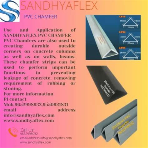 Pvc Chamfer Strip At ₹ 65 Piece Plastic Strip In Hyderabad Id