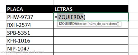 Función Izquierda en Excel Aprenda a Usar Ninja del Excel