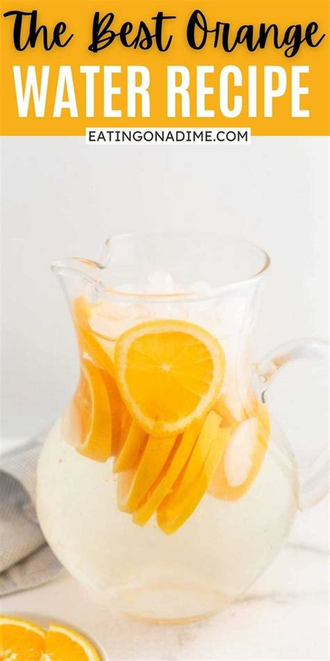 Orange Water Recipe Refreshing Citrus Infused Water