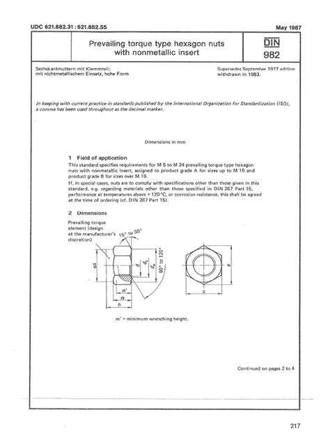 Din 982-1987 | PDF