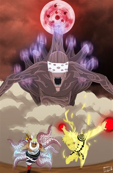 Imagenes De Naruto Shippuden Gedo Mazo Vs Naruto Y Bee
