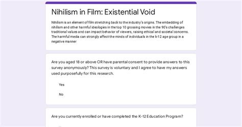 Nihilism In Film Existential Void Ucompetitive Alarm772
