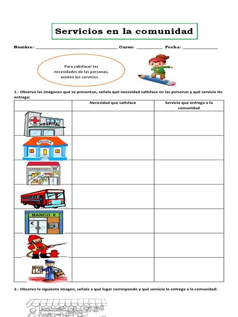 Guía Servicios En La Comunidad 2° Basico Descargar Gratis Pdf