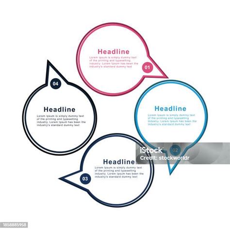 4단계 서클 인포그래픽 구성표 템플릿 차트 다이어그램 모듈 단면도에 대한 스톡 벡터 아트 및 기타 이미지 단면도 시장 소매점 0명 Istock