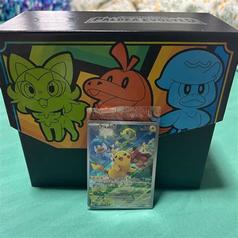 Pokemon Paldea Evolved Pikachu Promo Hobbies And Toys Toys And Games On Carousell