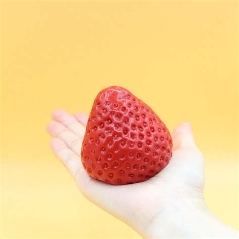 Giant Strawberry Squishy Yumi Squishy