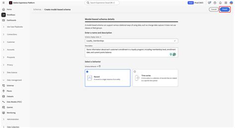 Create And Edit Schemas In The Ui Adobe Experience Platform