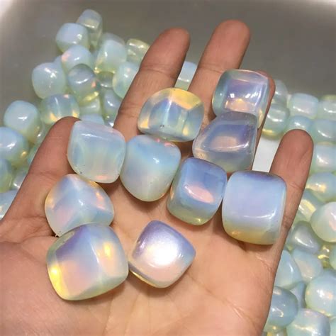 10 шт полированный синтетический опал качающиеся камни кубики для украшения купить на АлиЭкспресс