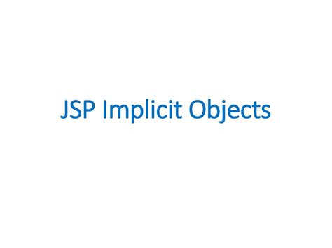 Introduction To Jsp Java Server Pages Ppt Download