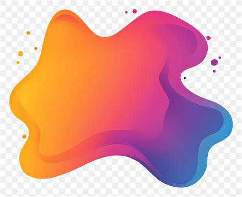 Gradient Blob Colorful Abstract Shape With Gradient Png 3240x2644px Gradient Blob Art