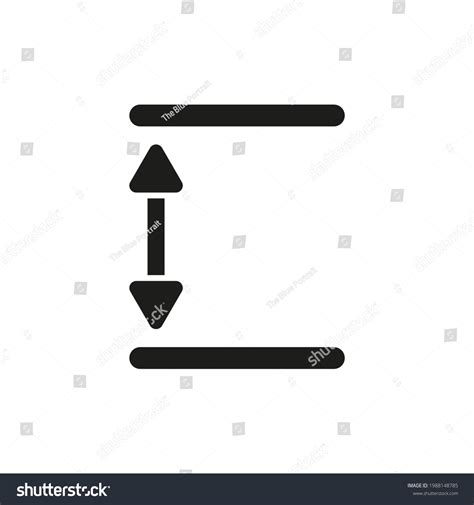 Text Editor Button Line Spacing Icon Usage For Royalty Free Stock Vector 1988148785 Avopix Com