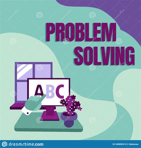 Text Caption Presenting Problem Solving Internet Concept To Find An